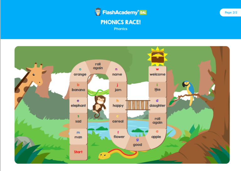 Phonics Race! - FlashAcademy