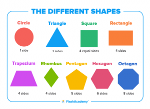 The Different Shapes Poster - FlashAcademy