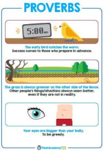 Proverbs – Poster | Free EAL Resource - FlashAcademy®