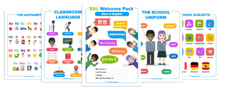EAL welcome pack | KS1 / KS2 starter resources | FlashAcademy®